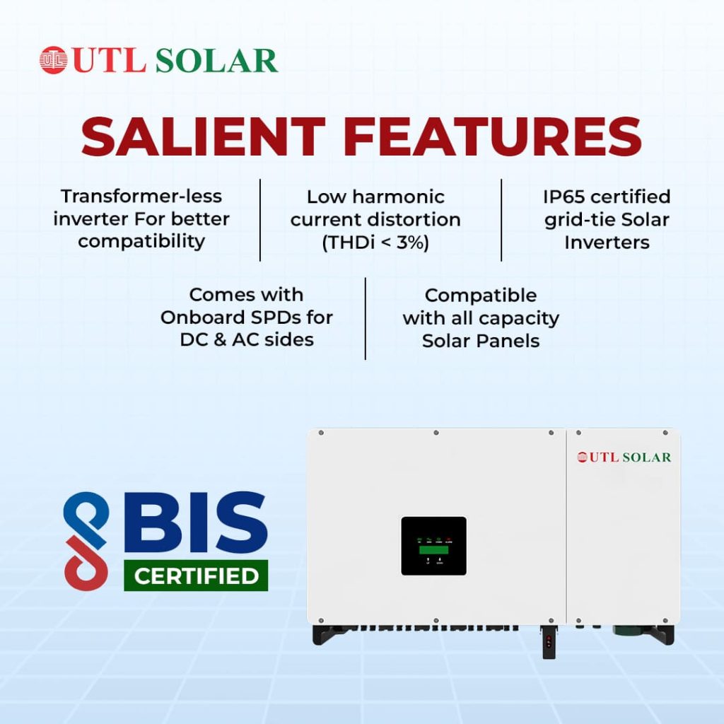 125 kW UTL On Grid Solar Inverter