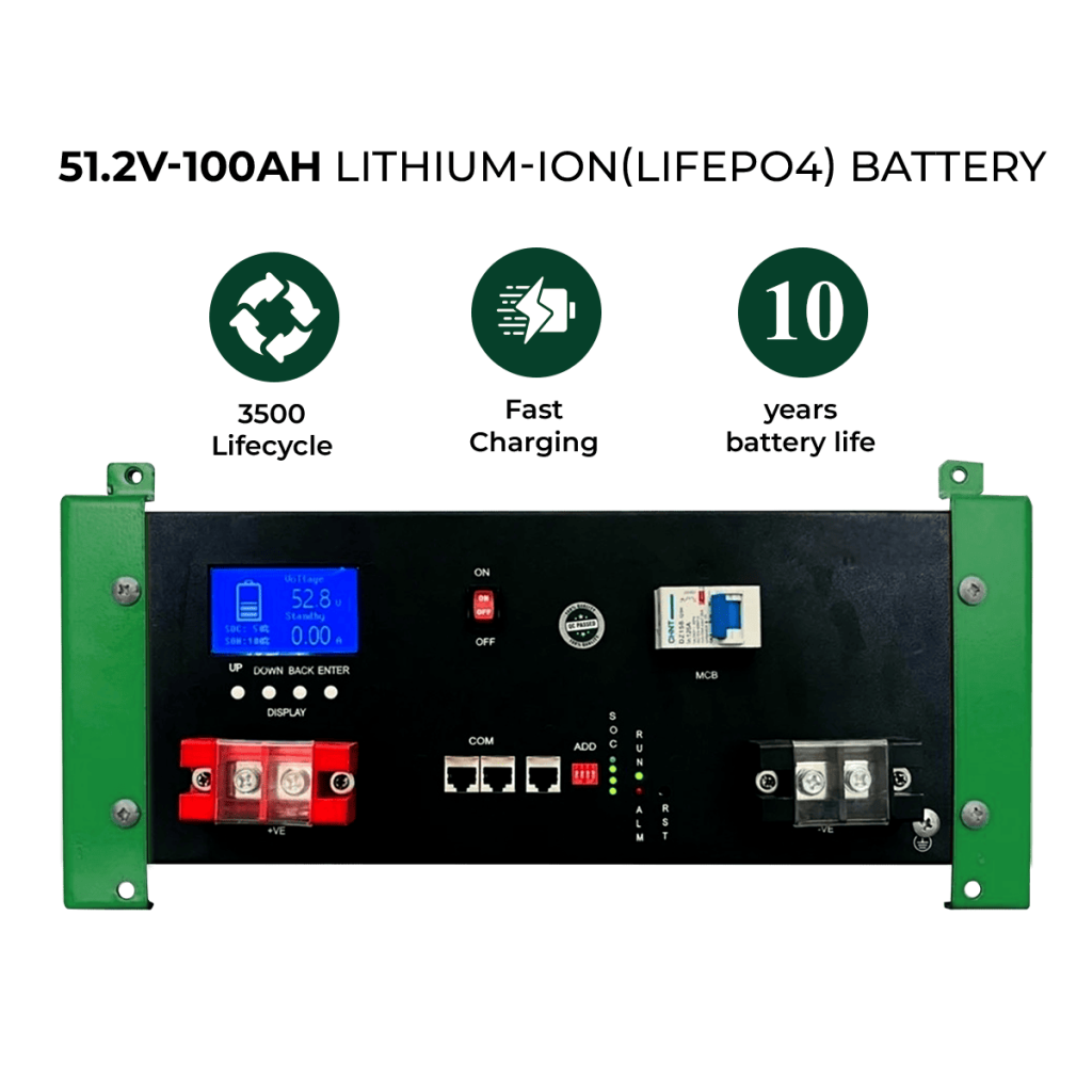 UTL 5kW/48V Hybrid SPGS with Lithium-ion Inverter Battery